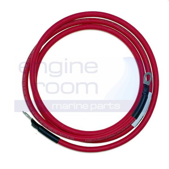 OUTBOARD 6′ BATTERY CABLE (BLACK) 941-0606-B - Engine Room Marine Parts